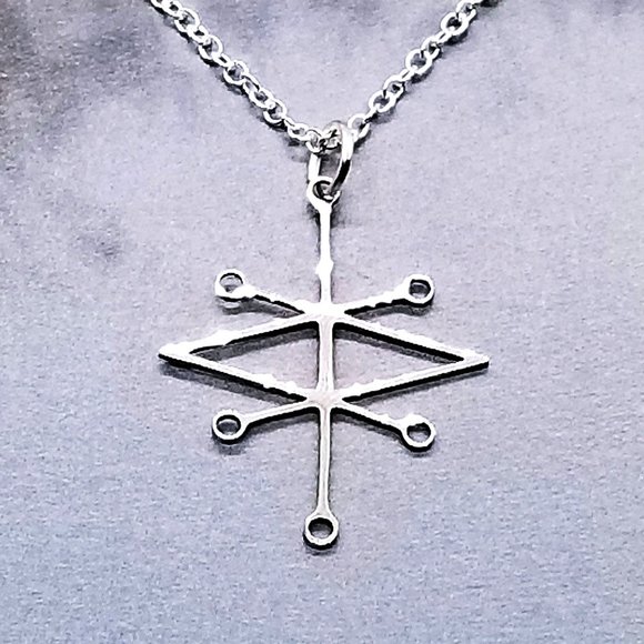Baroque Vintage | Jewelry | Azazel Goetic Goetia Sigil Silver Necklace ...